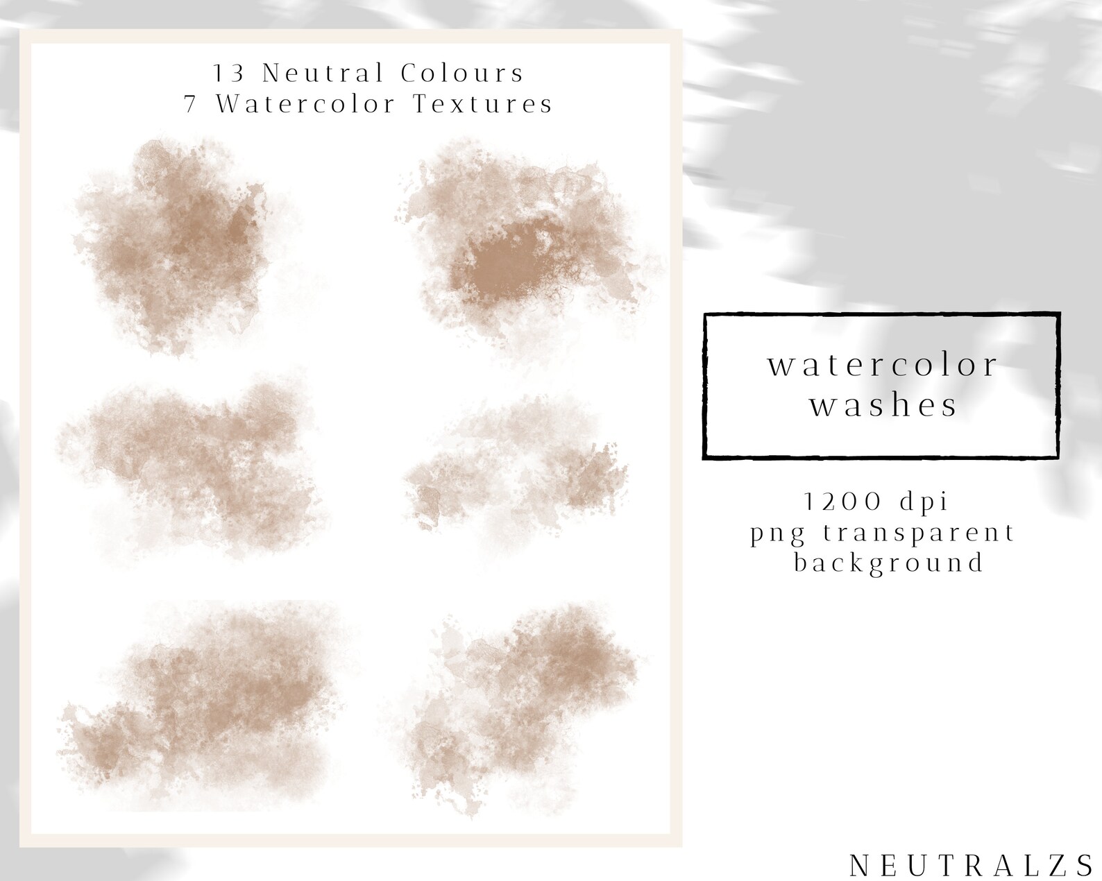 Brown Watercolor Splash Png Clipart, Watercolor Background Png Clipart ...