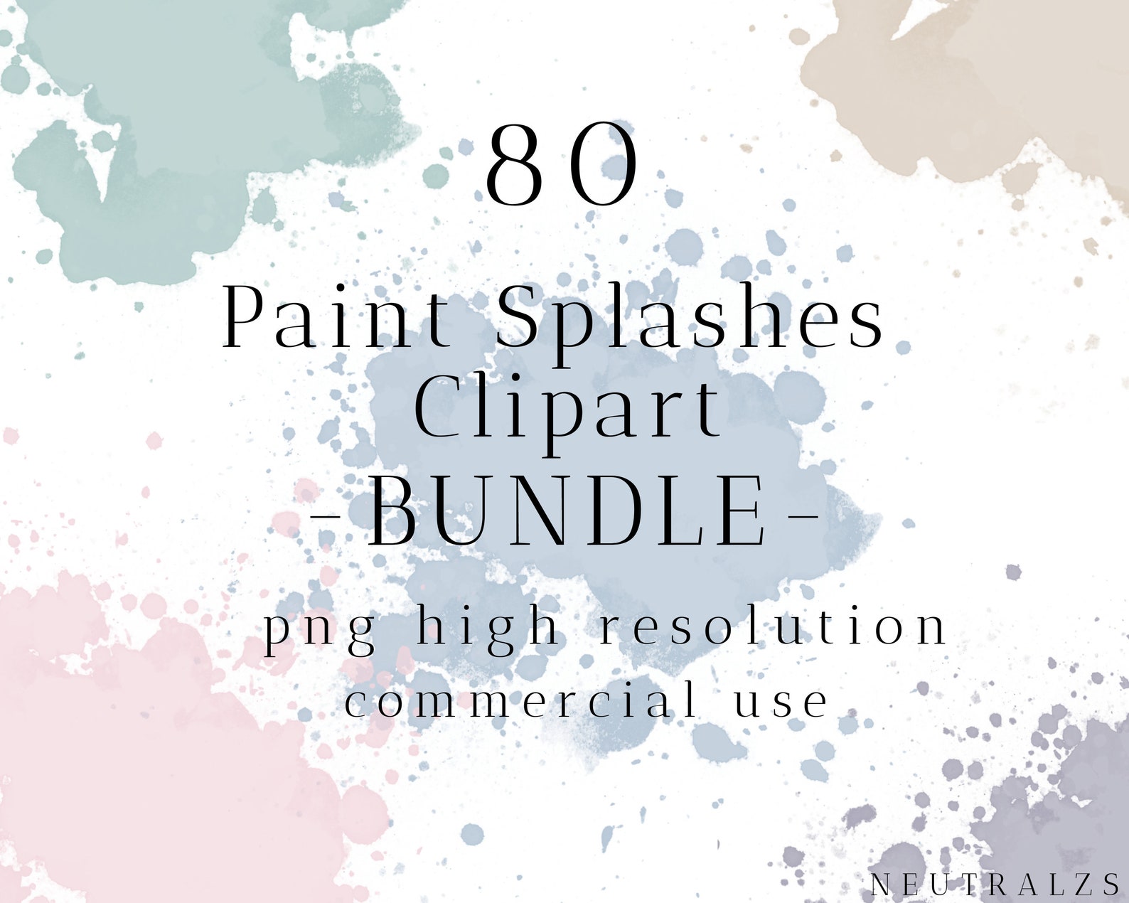 Pastel Watercolor Splashes PNG, Paint Splashes Clipart, Color Splash ...