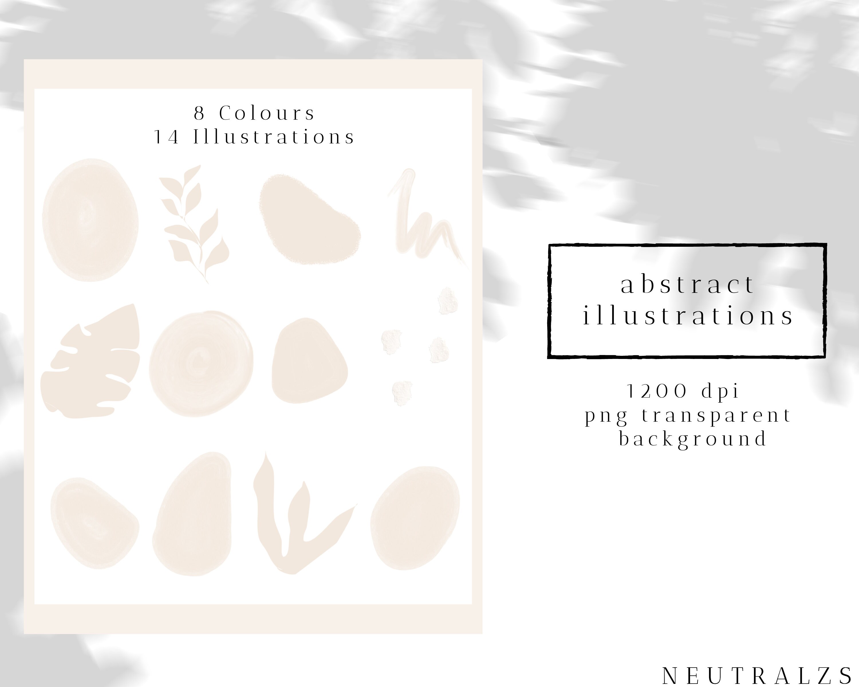Boho PNG Plants Leaves Clipart Boho Shapes Clipart Boho Floral Clipart ...