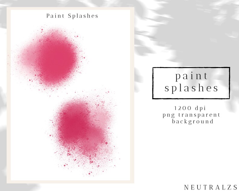 Water Color Splash Png Bundle Paint Splatter Png Bundle Background ...