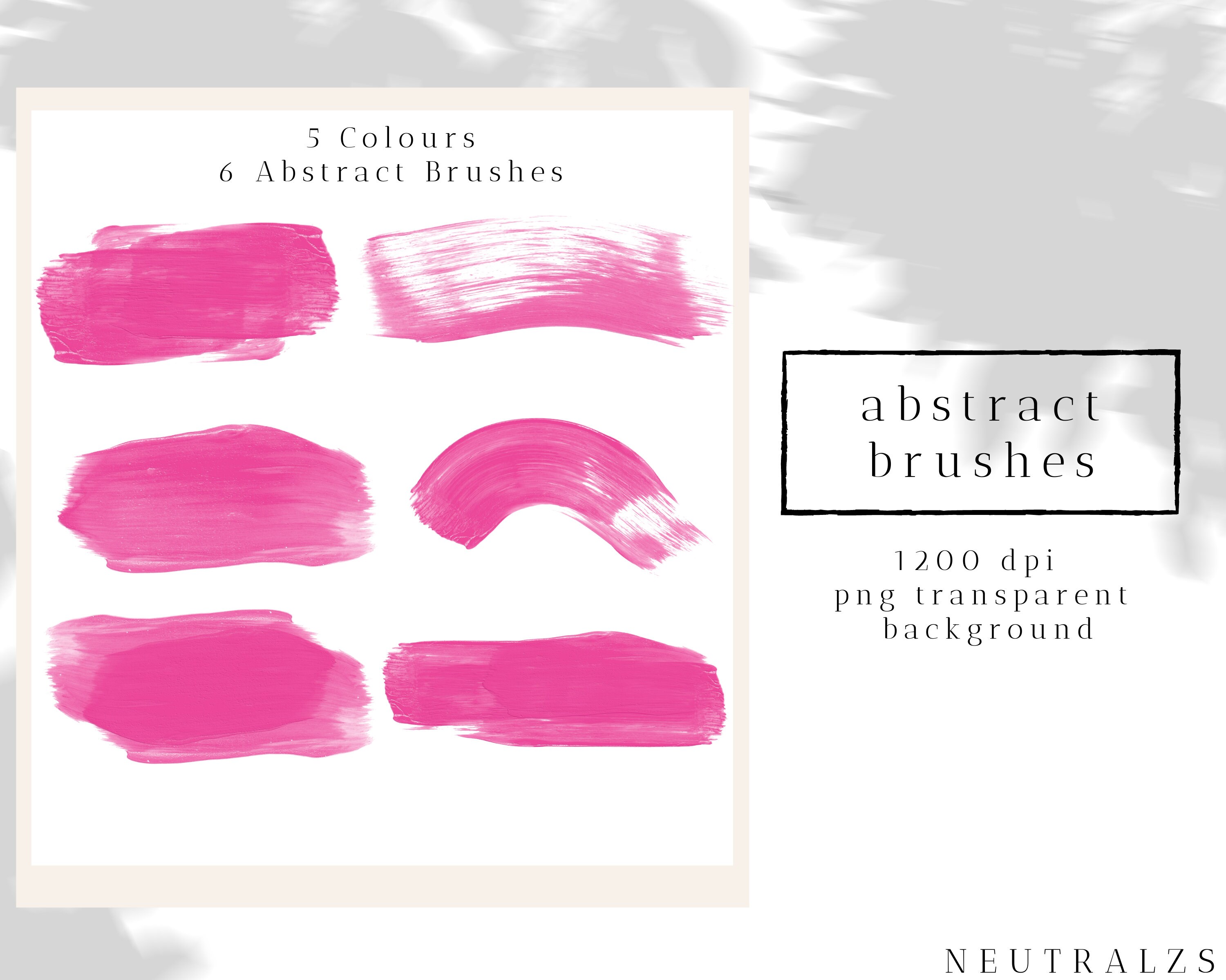 Pink Brush Strokes, Hot Pink Brush Stroke Clipart, Dust Pink Brush ...