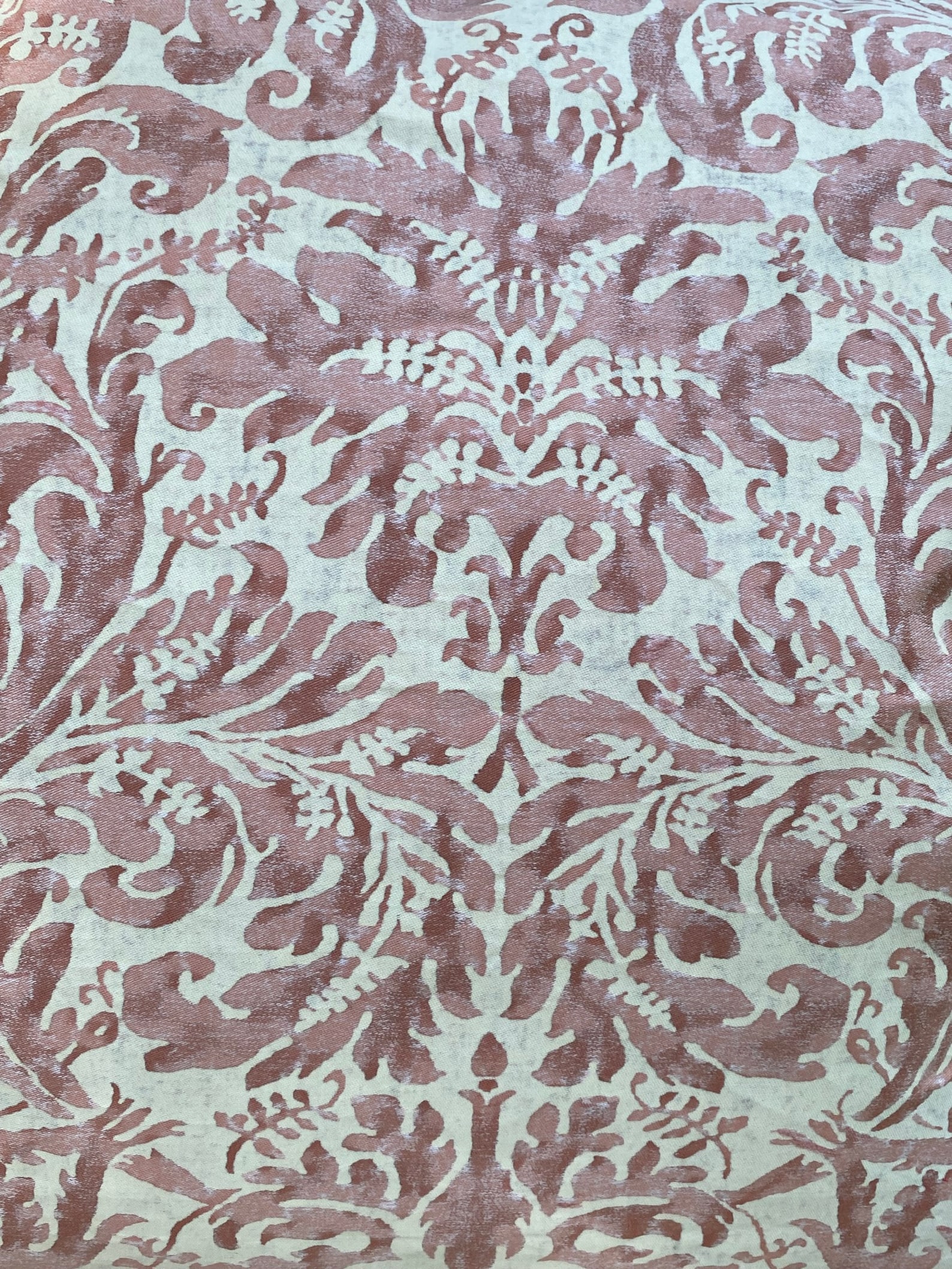 Vintage Fortuny Servres Pattern Pillow in Rose and Cream - Etsy