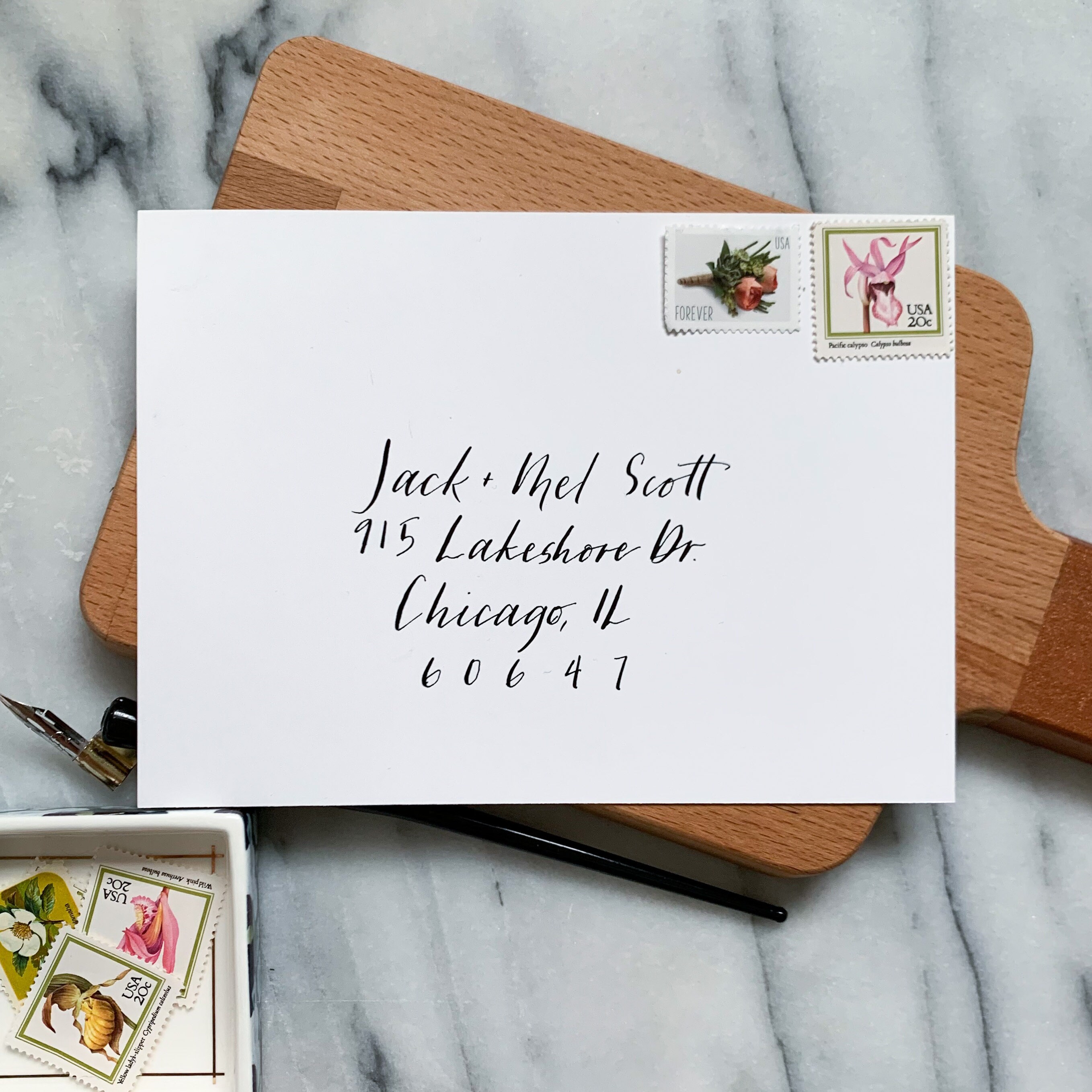 Envelope Addressing Wedding Envelopes Wedding Calligraphy | Etsy