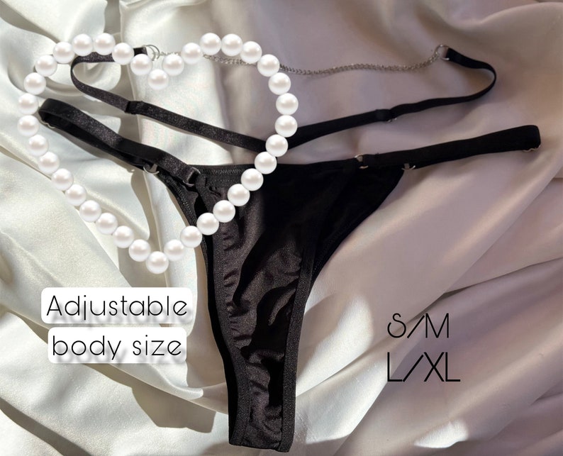 Custom Named Thong Jewelry Custom Thongs With Crystal Letter Name Gift ...