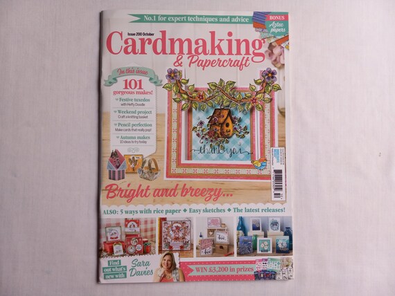 Cardmaking & Papercraft Magazine Issue 200 - Etsy