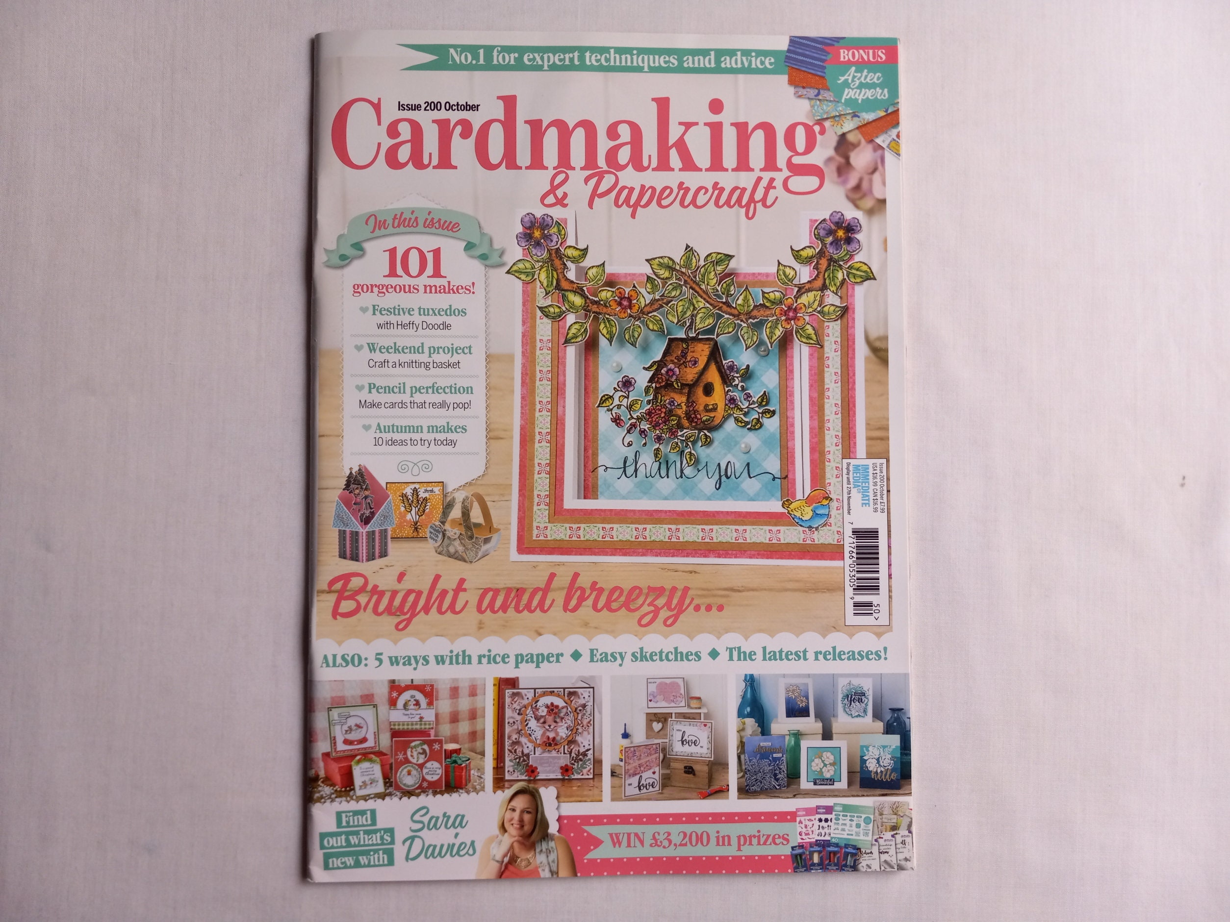 Cardmaking & Papercraft Magazine Issue 200 - Etsy