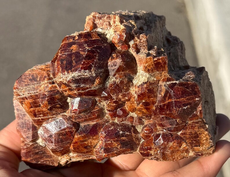 782 Grams ALMANDINE GARNET on Matrix AFGHANISTAN - Etsy
