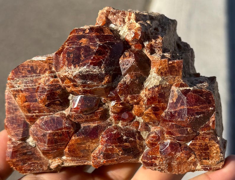 782 Grams ALMANDINE GARNET on Matrix AFGHANISTAN - Etsy