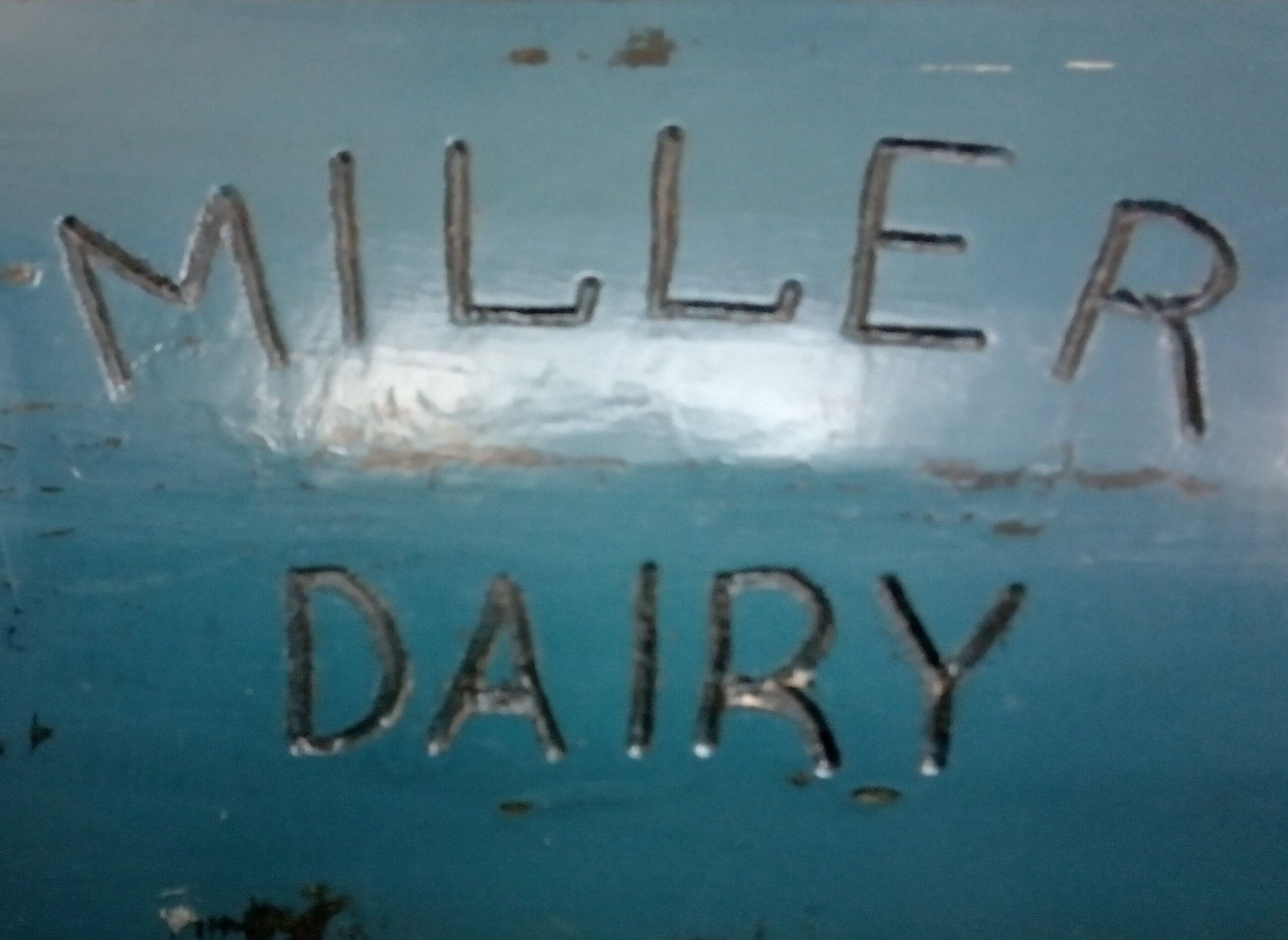 RARE Antique Milk Box 1930s Miller Dairy Bentwood Carrying Crate Old ...