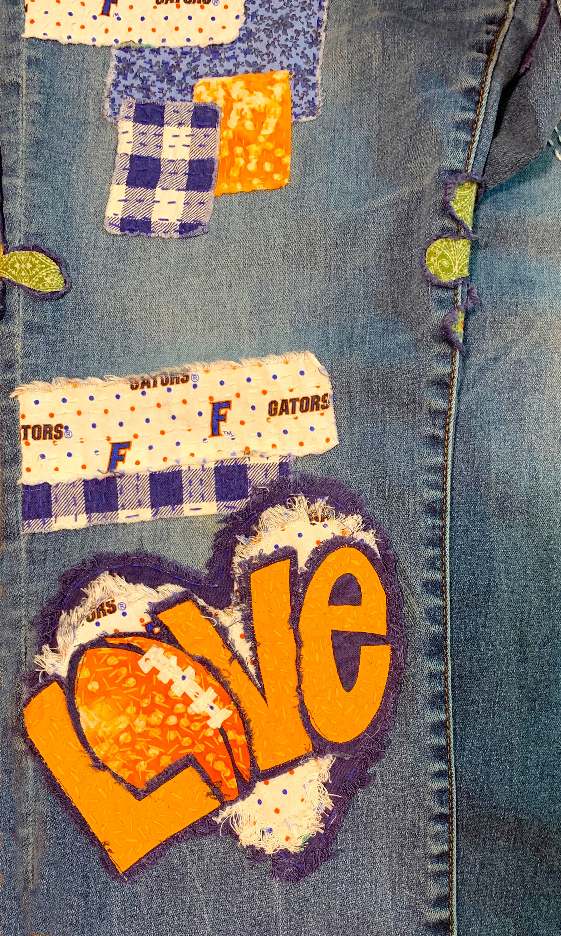 Custom Designed Jeans Featuring Your Favorite Sports Team - Etsy