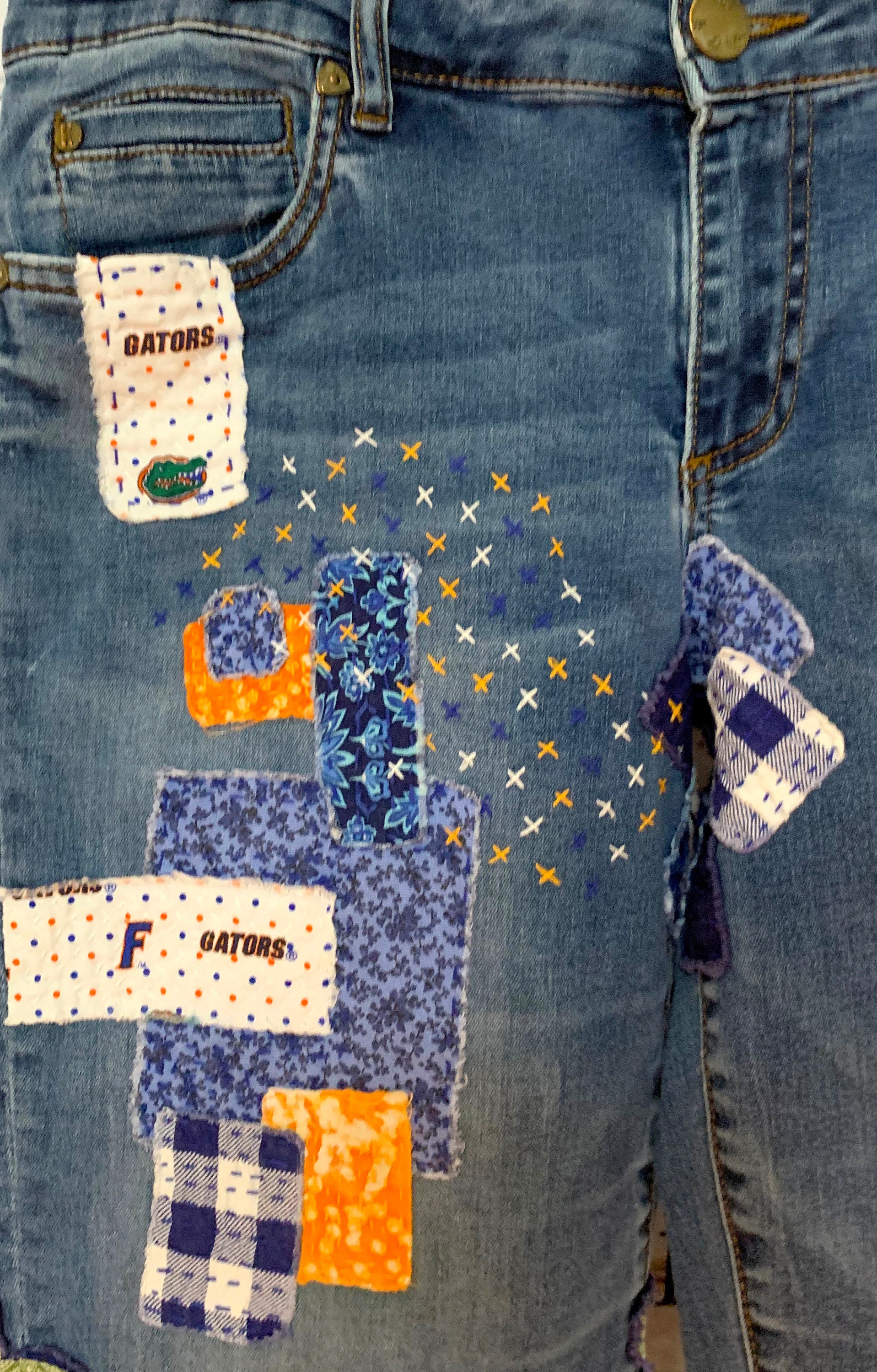 Custom Designed Jeans Featuring Your Favorite Sports Team - Etsy