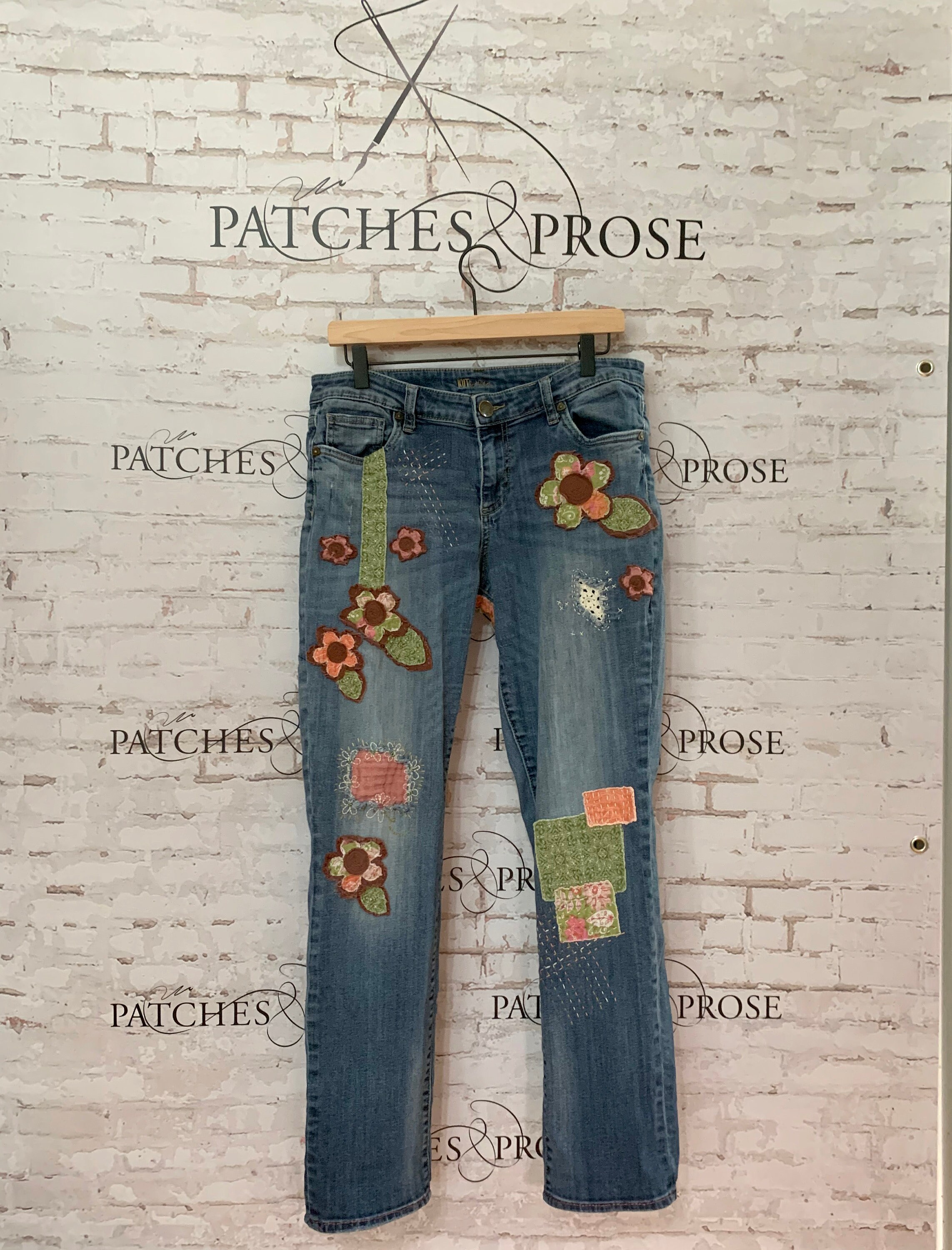 Custom Designed Appliquéd Jeans, Made to Order in Your Size - Etsy