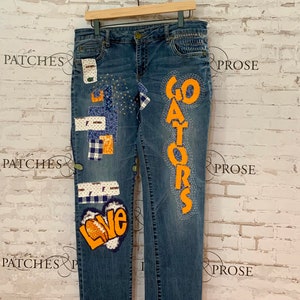 Custom Designed Jeans Featuring Your Favorite Sports Team - Etsy