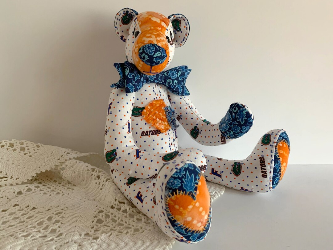 Handmade University of Florida Gator Teddy Bear - Etsy