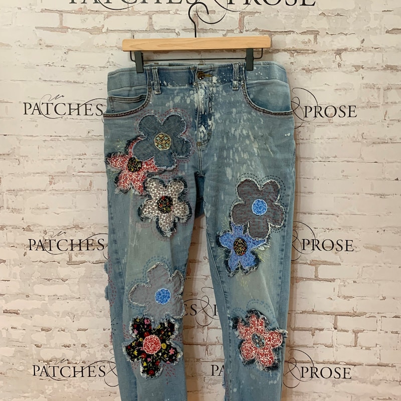 Custom Embroidered Womens Jeans - Etsy