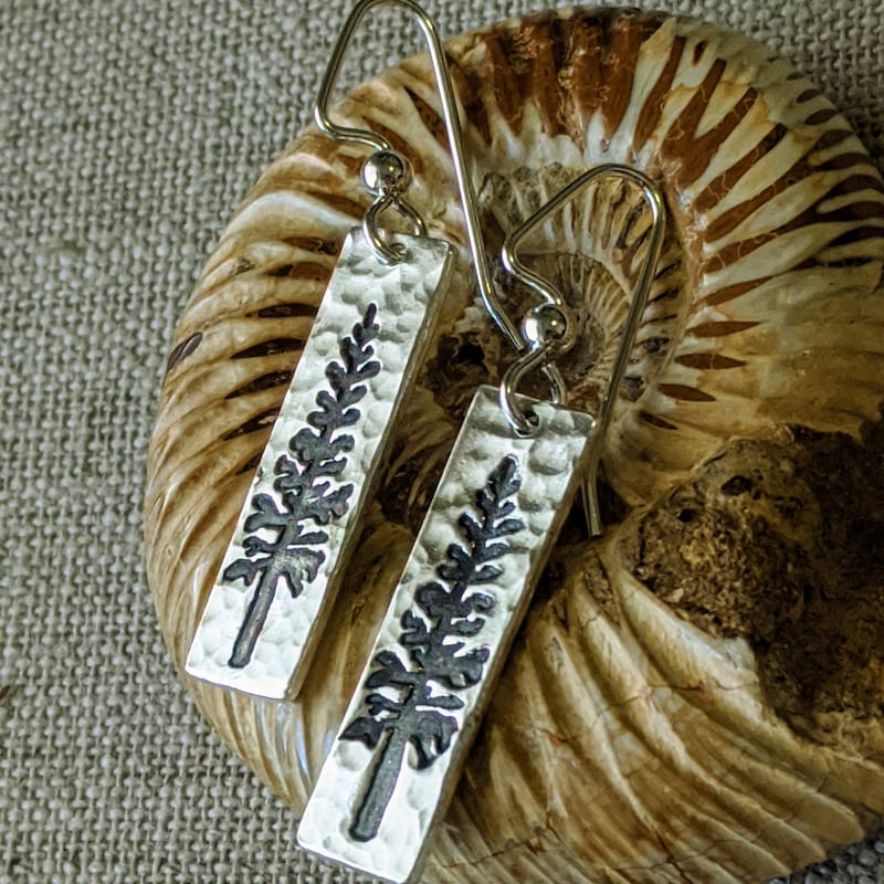 Fine Silver Earrings - Etsy