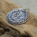 The One Ring and Tolkien Initial Fine Silver Pendant, Lord of the Rings ...