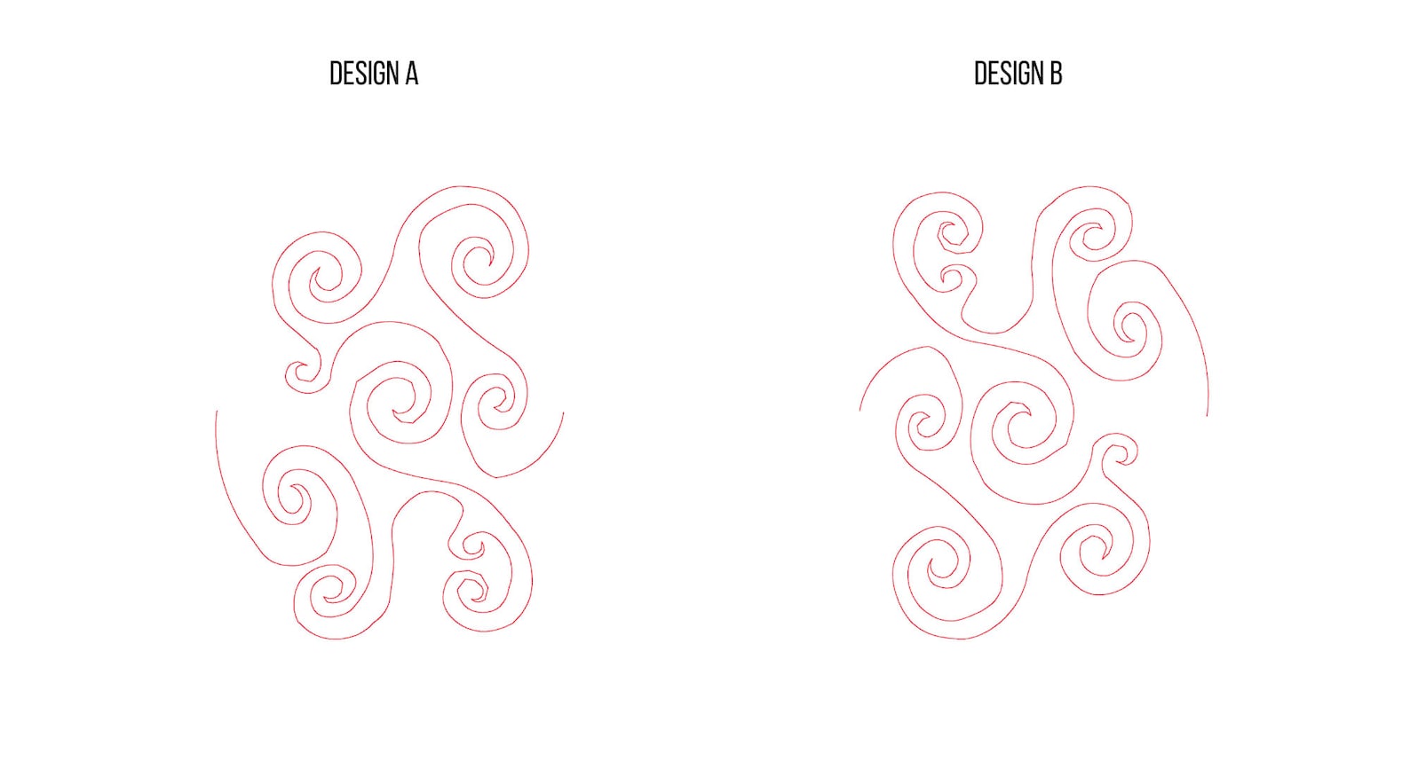 Swirls Edge-to-edge Quilting Design - Etsy