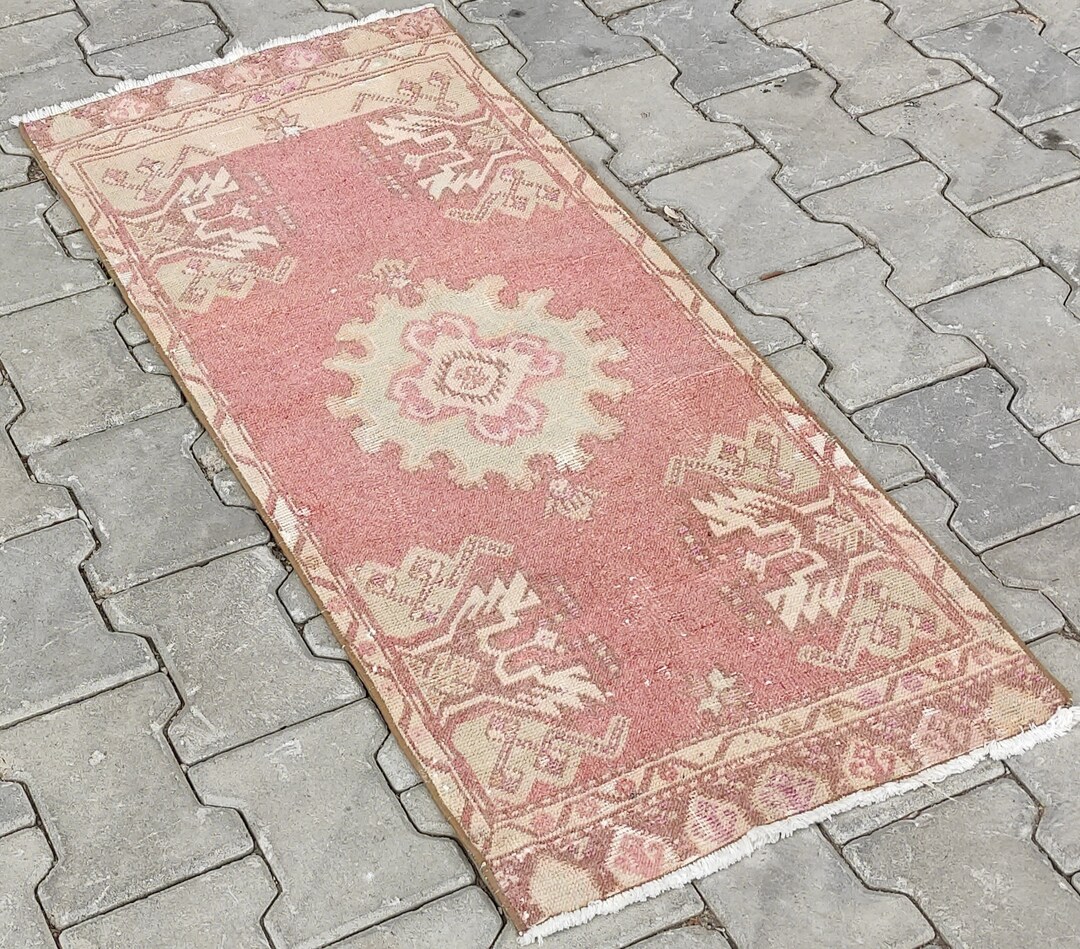 1.7x3.9ft.small Oushak Rug, Vintage Rug, Anatolian, Mini Turkish Rug ...