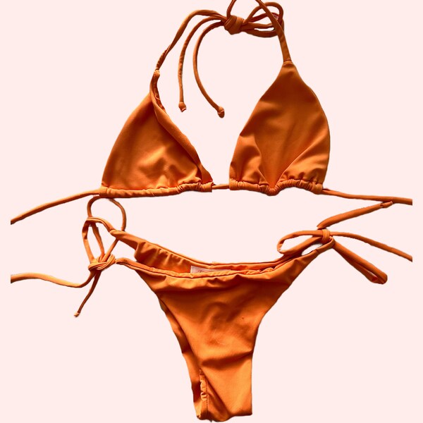 Brazilian Triangle Bikini - Etsy