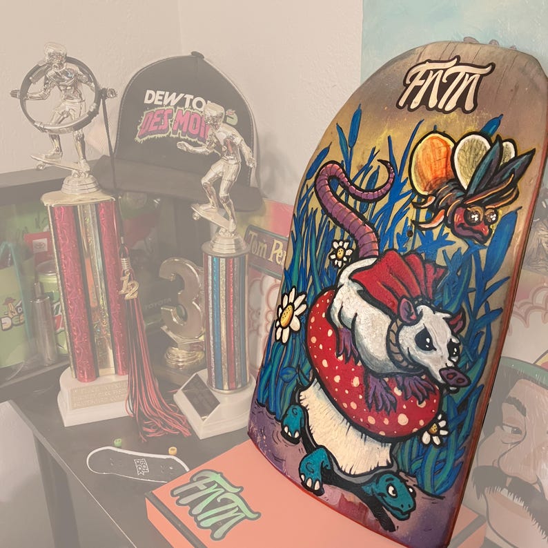 Quagmire Quest: Skateboard Wall Art - Etsy