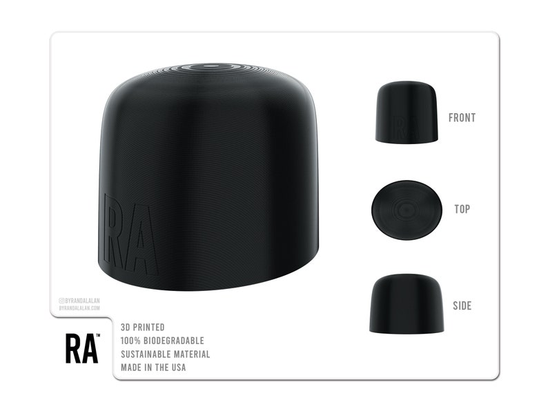 Hat Block - Number 52 - Custom Size or Height Available - 3D Printed ...