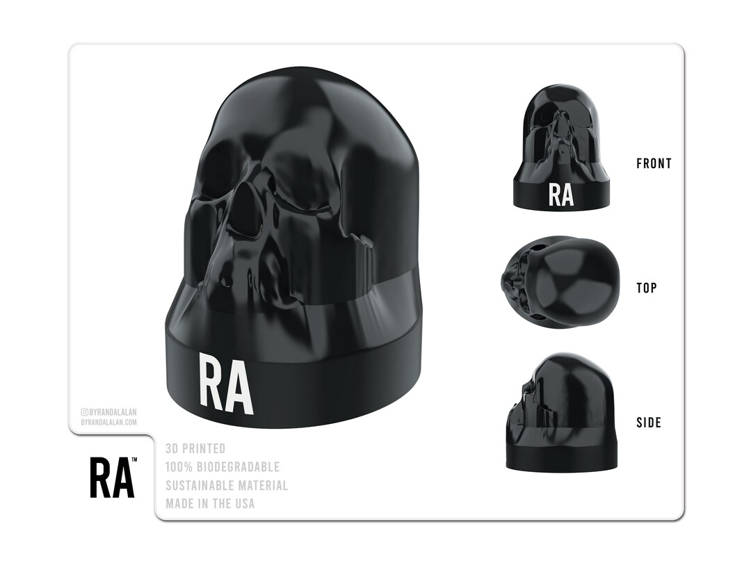 Hat Block - DEADHEAD by RA - Tall Block - 3D Printed - 100% ...