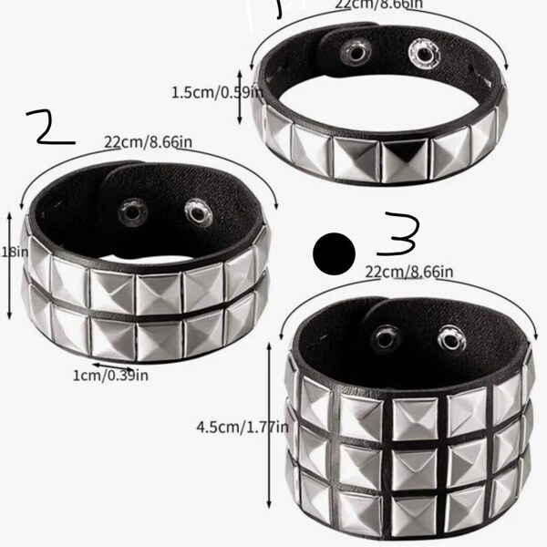 Rivet Cuff Bracelet - Etsy