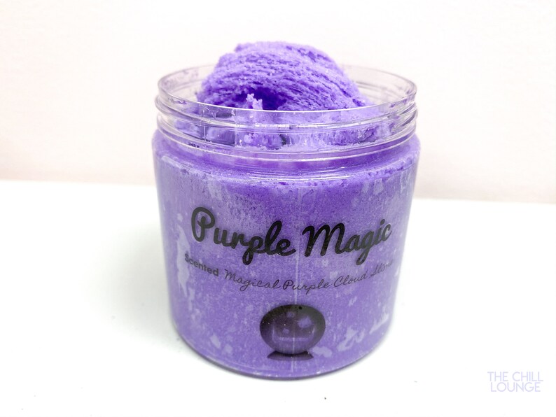 Purple Magic Fluffy Cloud Slime PUrple Cotton Candy Scented | Etsy