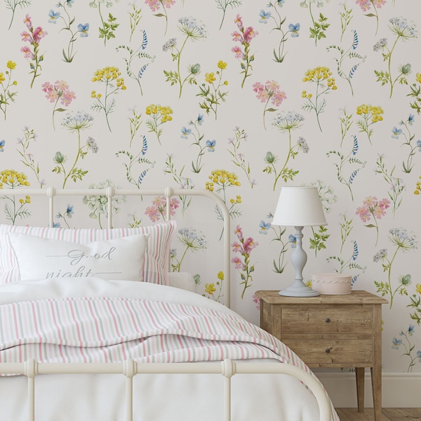 Dainty Floral Wallpaper - Etsy