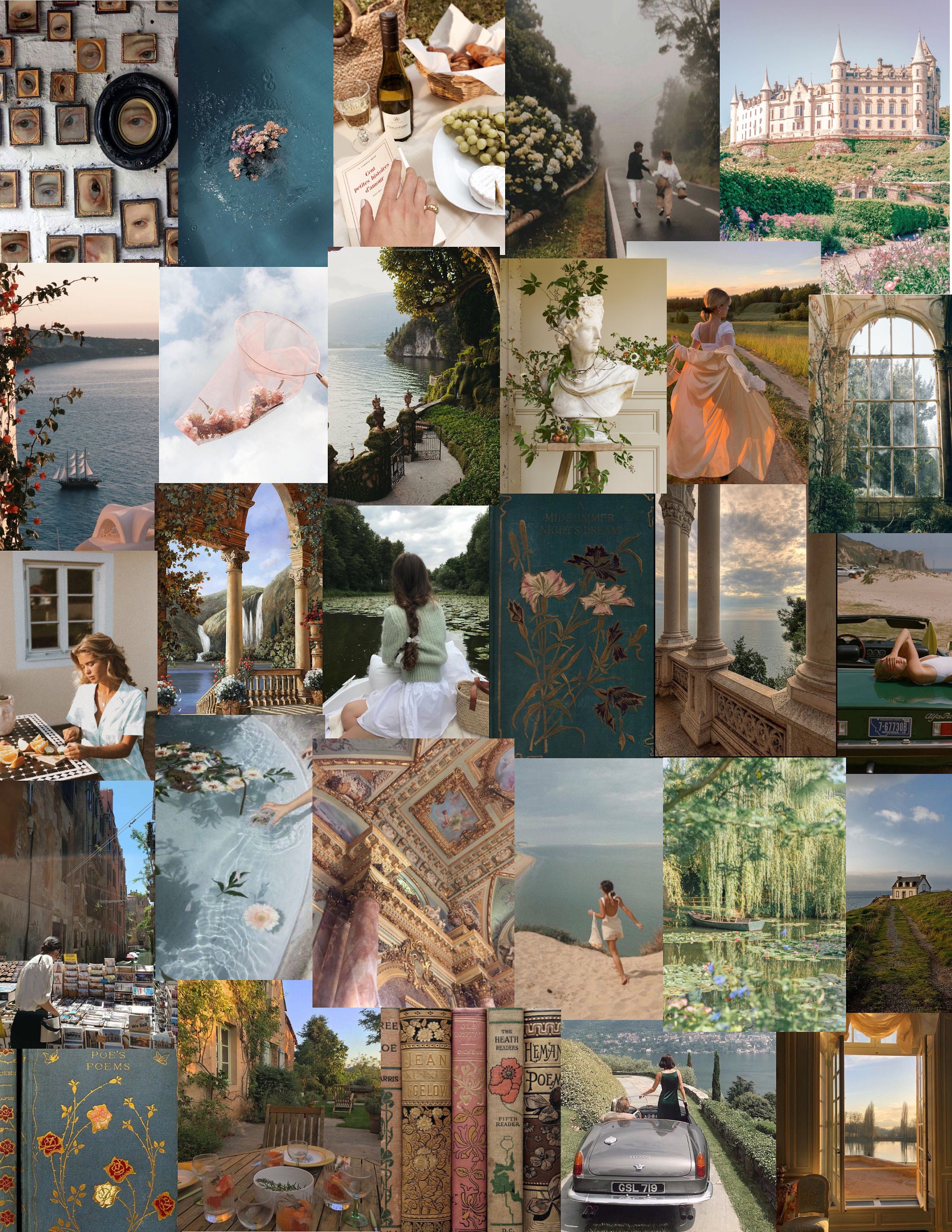 Cottage Core Art Collage Pack - Etsy