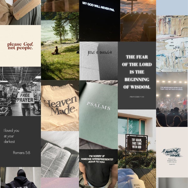 Christian Wallpaper Collage - Etsy