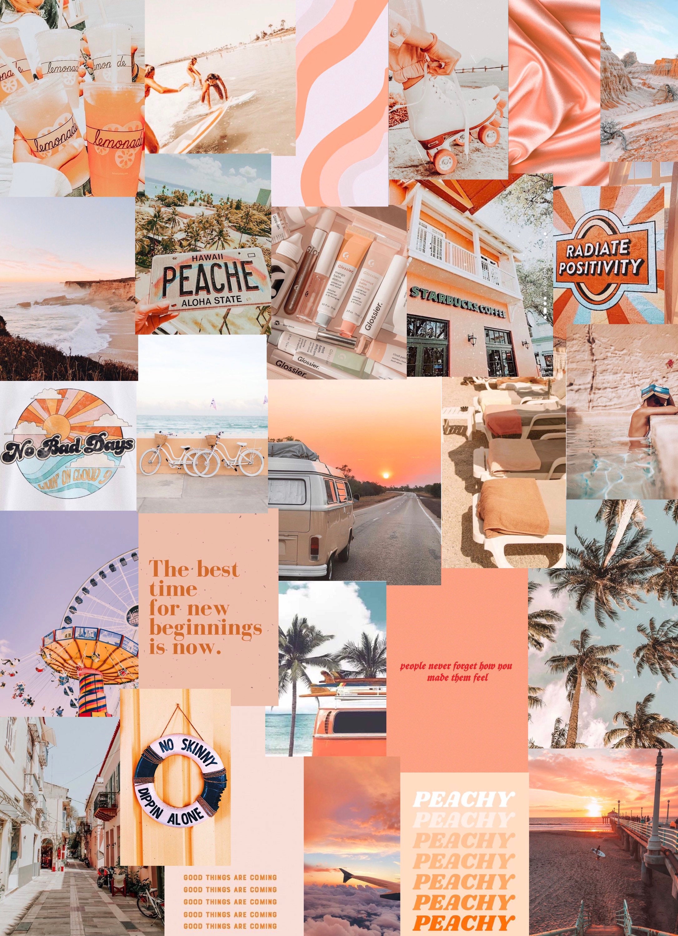 Beach Photo Wall Collage Kit Digital Download Set Of 45 Room Decor 