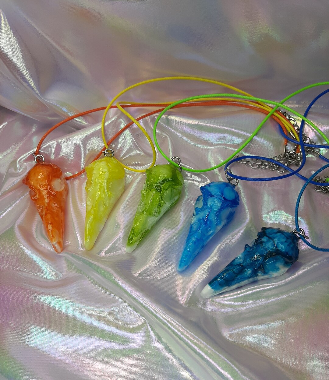 Candy Themed Raven Skull Necklaces - Etsy