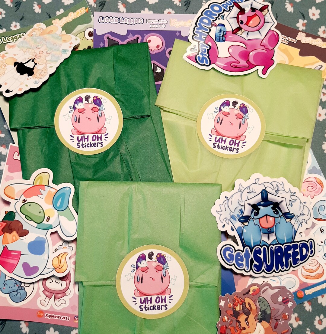 Mystery Bag/ Sticker Grab Bag/ Oops Mystery Grab Bag With - Etsy