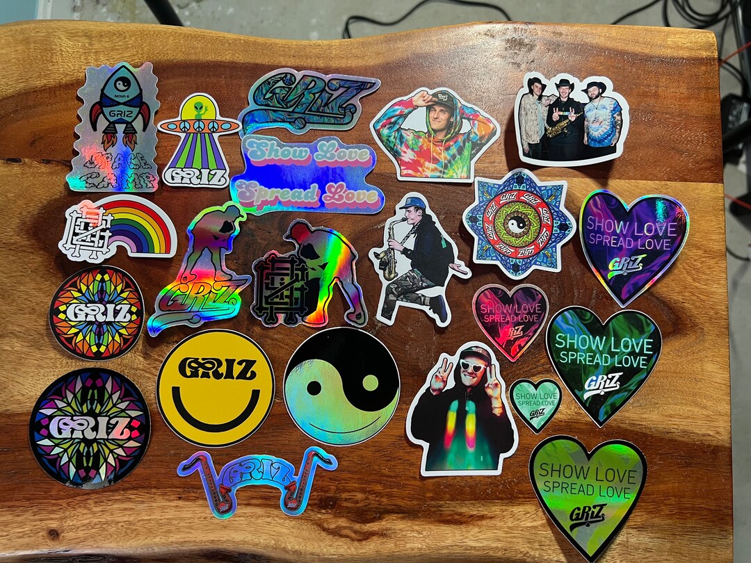 Griz Sticker Pack please Put in Notes Which Stickers You - Etsy