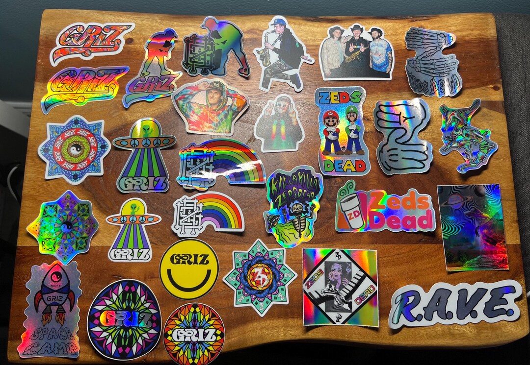 EDM and Music Festival Stickers! Swipe to See All (put in Order Notes ...