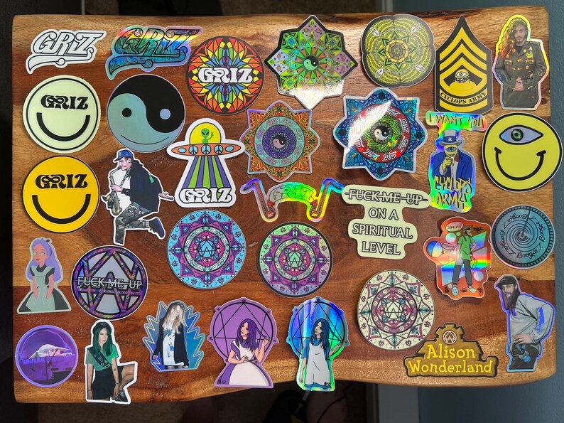 EDM and Music Festival Stickers Swipe to See All put in - Etsy