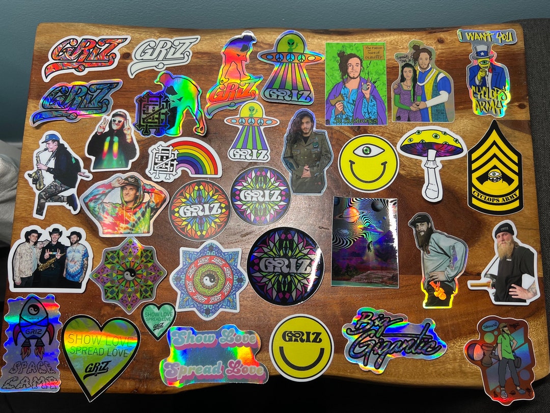 EDM and Music Festival Stickers Swipe to See All put in Order Notes ...