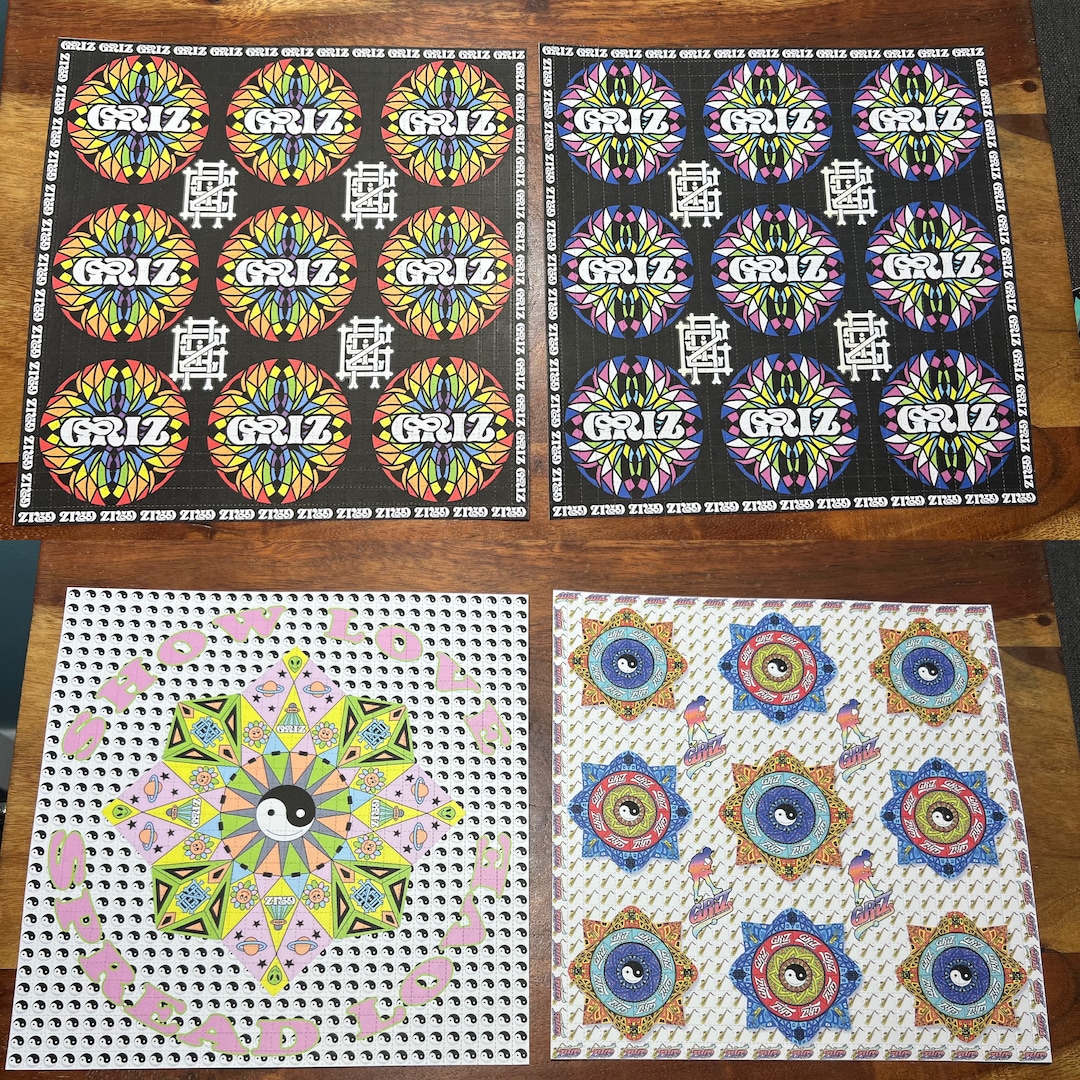 Griz EDM Blotter Art Wall Art Collab With Backyardblotterart - Etsy