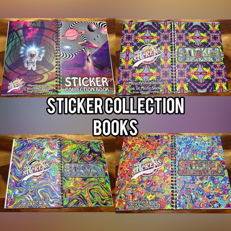 Sticker Book for Adults - Etsy