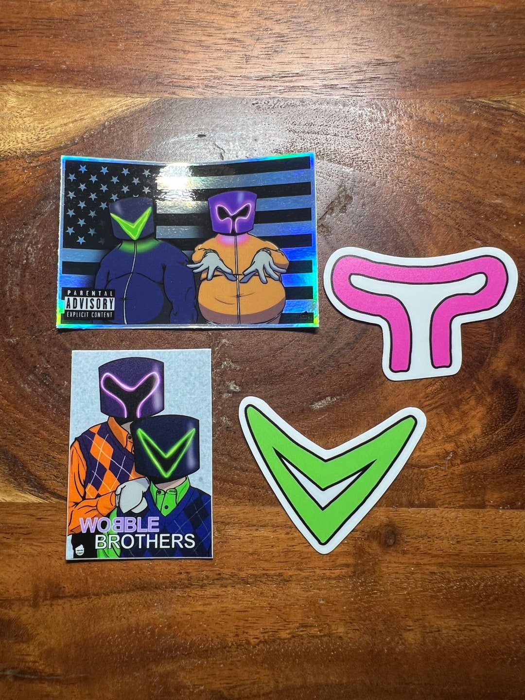 Wobble Brothers Vinyl Sticker Pack 2-2.5 Inches. Collabs With @javi ...