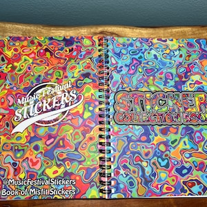 Sticker Collection Book. Reuseable Sticker Book 50 Pages of Sticker ...