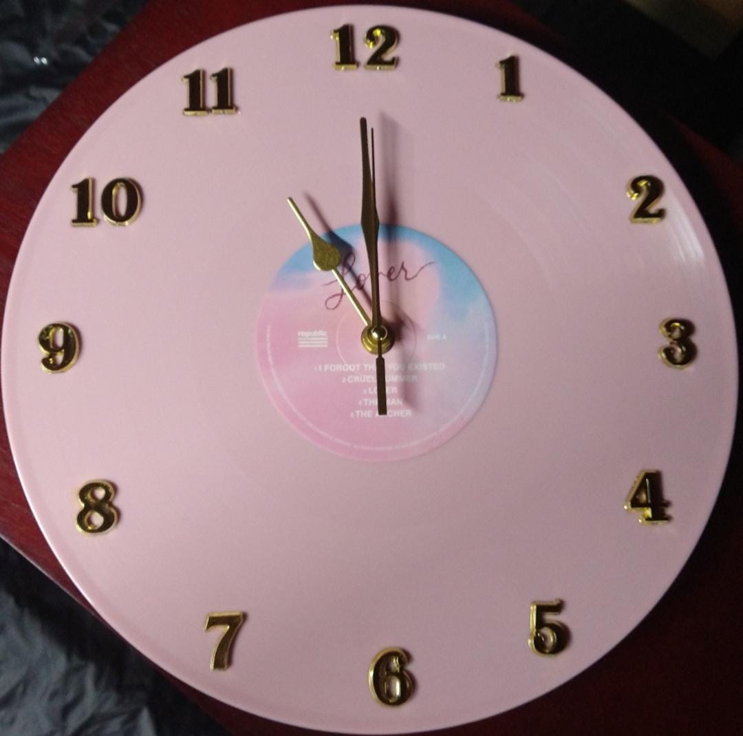 Lover Vinyl Record Clock - Etsy