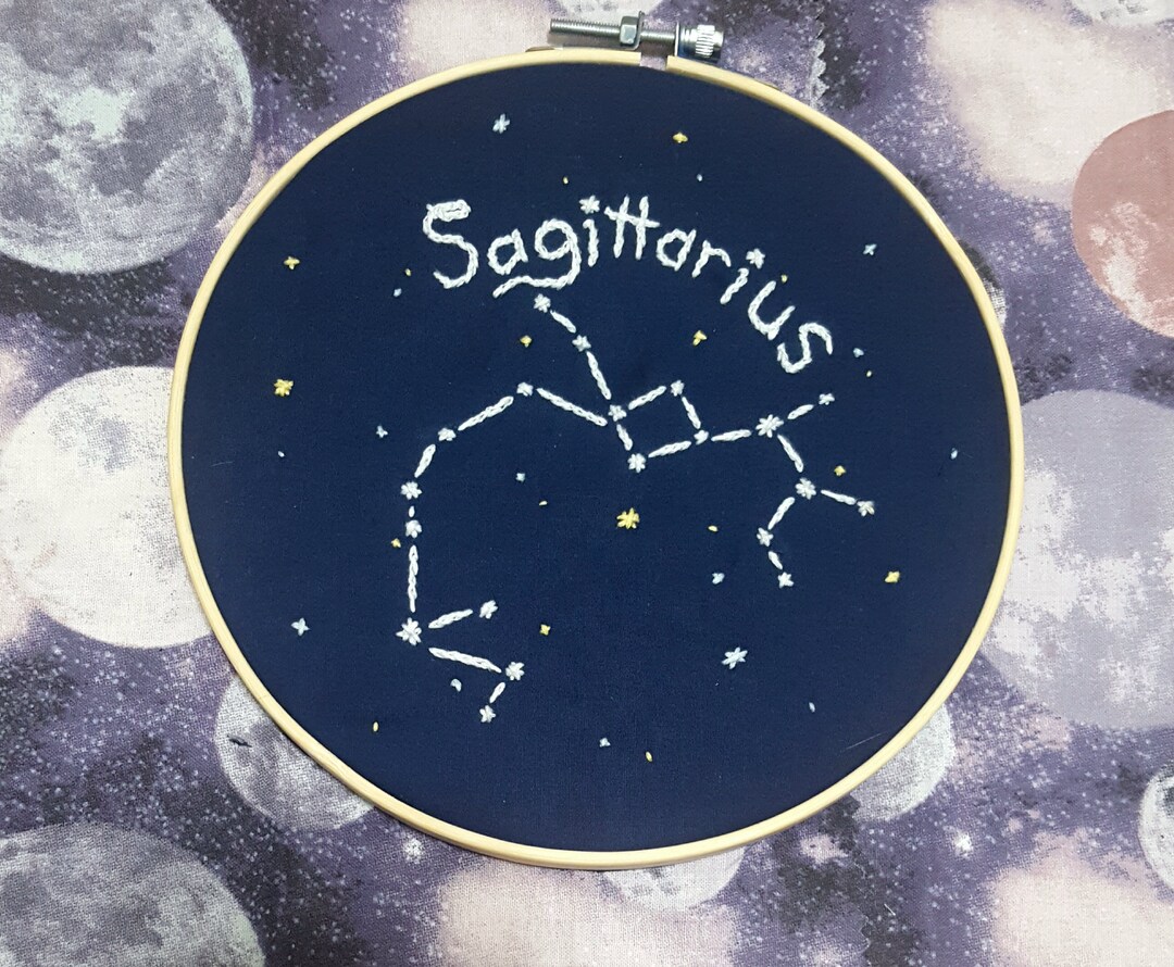 Embroidered Constellations! (horoscope Signs, Orion, Etc.) - Etsy