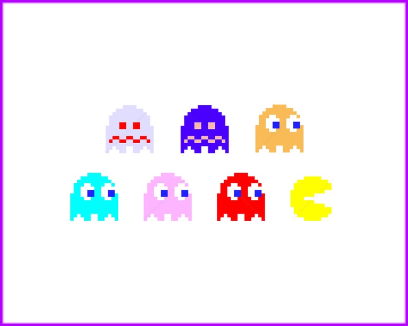 8 Bit Arcade Pacman Twitch Sub Badges - Etsy Australia