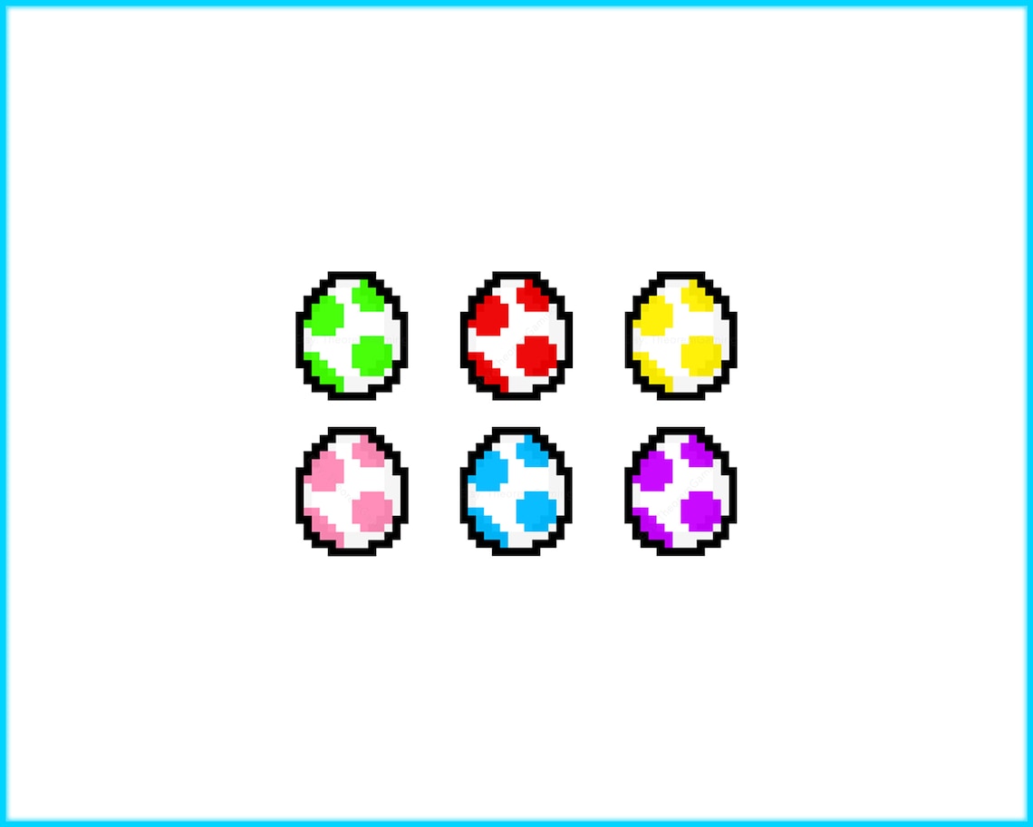 8 Bit Egg Mario Twitch Sub Badges - Etsy Canada