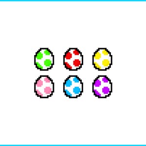8 Bit Egg Mario Twitch Sub Badges - Etsy Canada