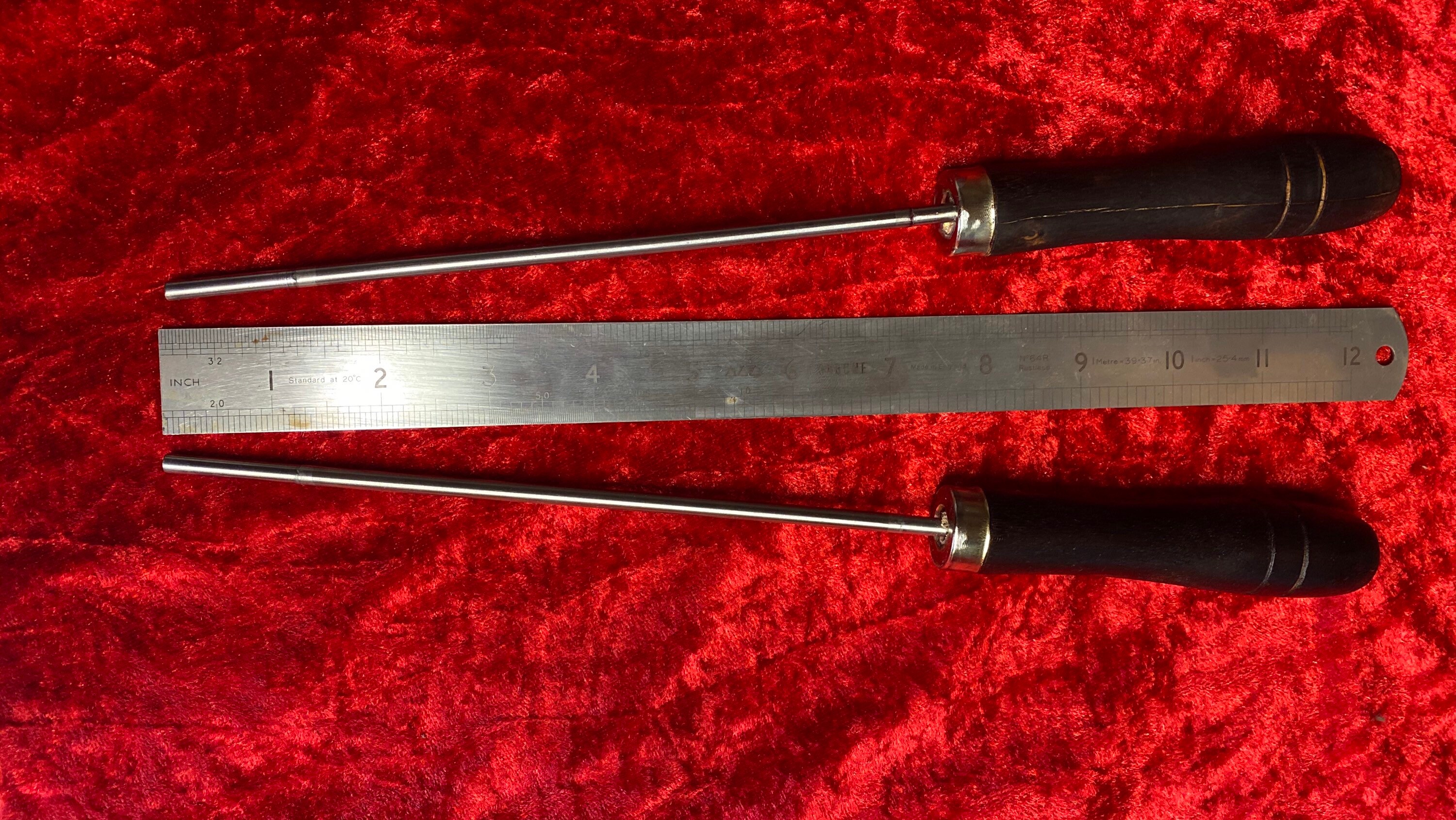 A Nice Pair of Carpenters Burnishers With Scorched Wooden - Etsy