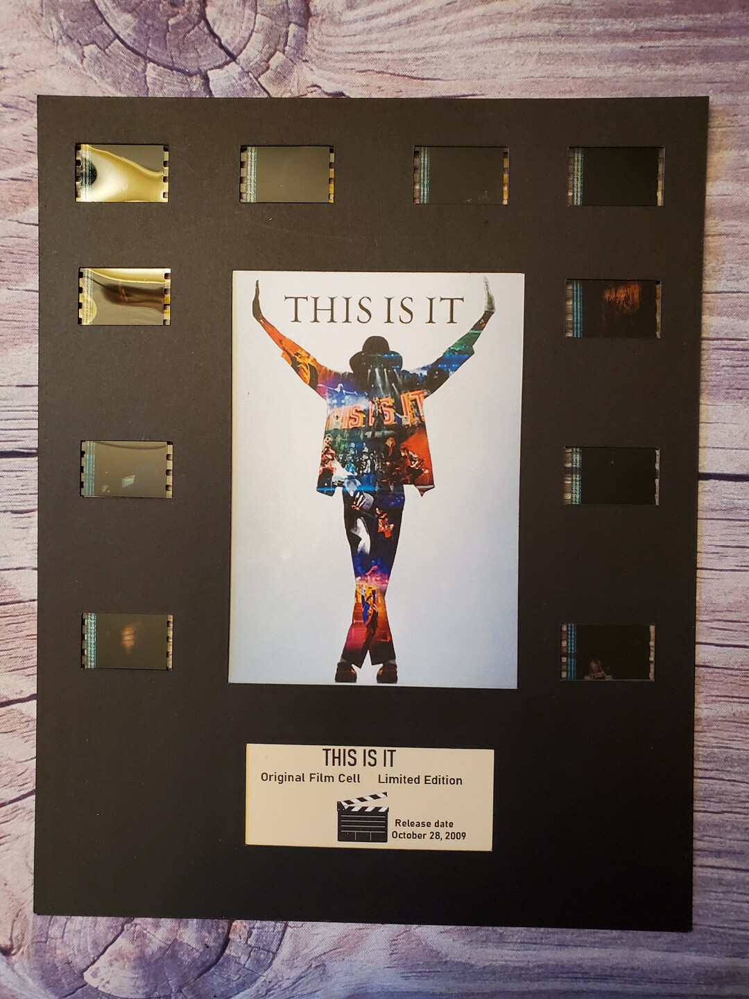 Michael Jackson, This is It! , Film Cell Memorabilia, Rare Movie Cells ...